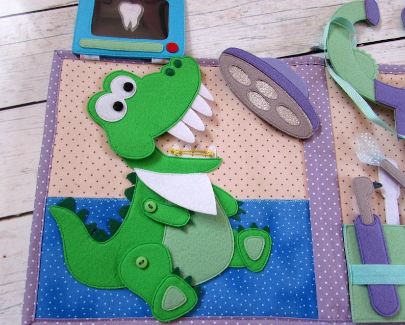 DENTAL OFFICE Quiet Book Pattern, DIY Busy Book Pattern, Doctor Pretend ...