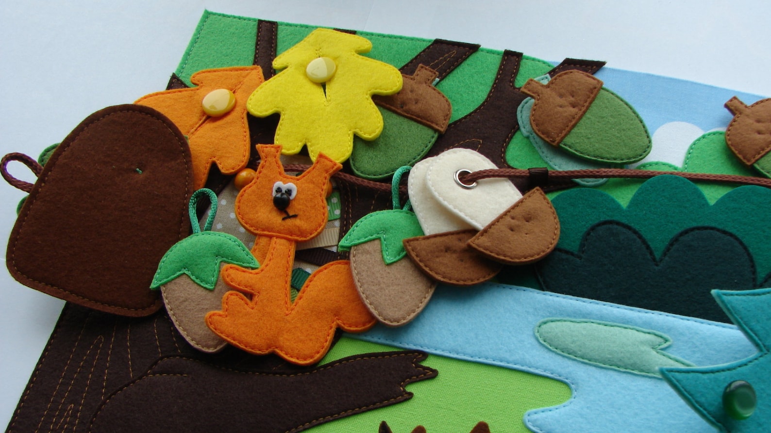FOREST Quiet Book PDF Pattern & Tutorial, Diy Quiet Book Pages, Busy ...