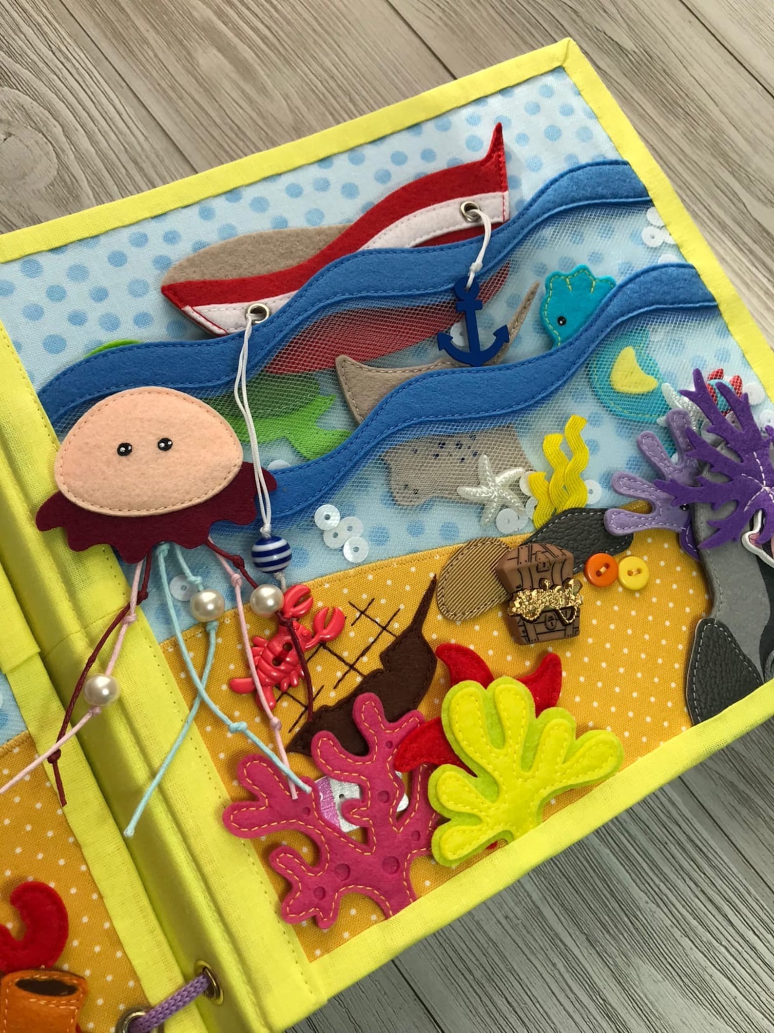 UNDER THE SEA Quiet Book Pdf Pattern Diy Quiet Book Pages - Etsy Canada