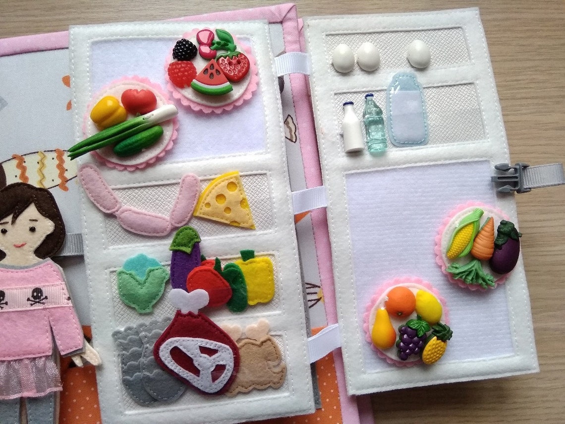 DOLLHOUSE Quiet Book PDF Pattern & Tutorial Patterns for 2 - Etsy