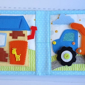 TRANSPORT Quiet Book PDF Pattern for Toddlers Activity, Busy Book ...