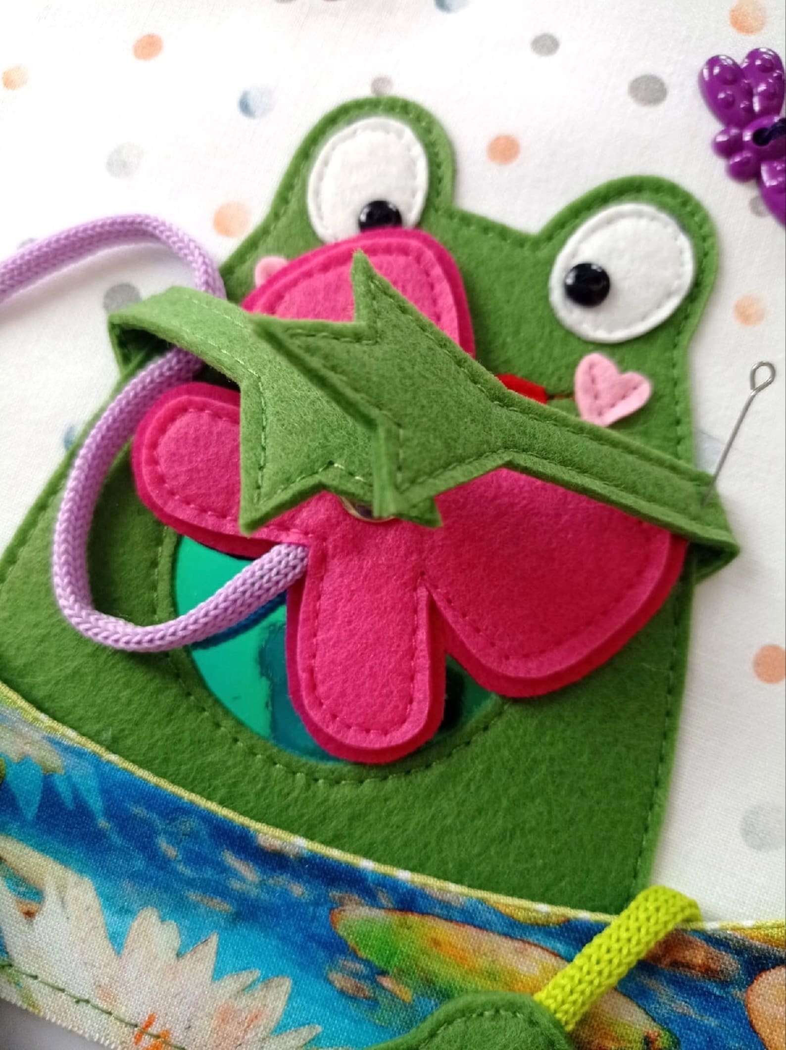 FUNNY FROG Quiet Book PDF Pattern Baby Book Pattern Diy - Etsy