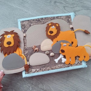 Daniel in the Lions Den, BIBLE STORIES Quiet Book Pattern, Toddler Busy ...