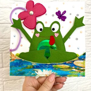 FUNNY FROG Quiet Book PDF Pattern, Baby Book Pattern, Diy Quiet Book ...