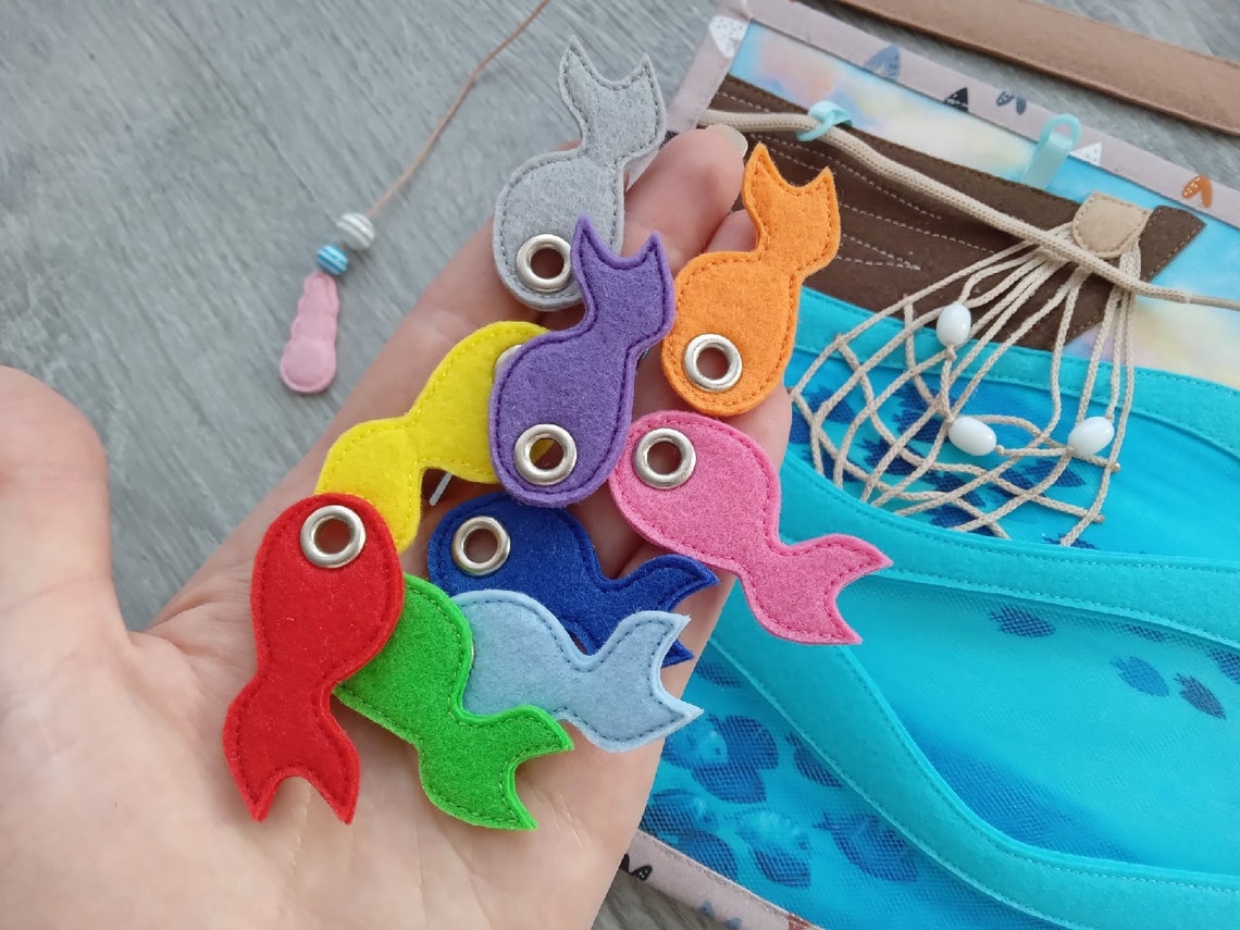 The Miraculous Catch of Fish, BIBLE STORIES Quiet Book Pattern, Toddler ...