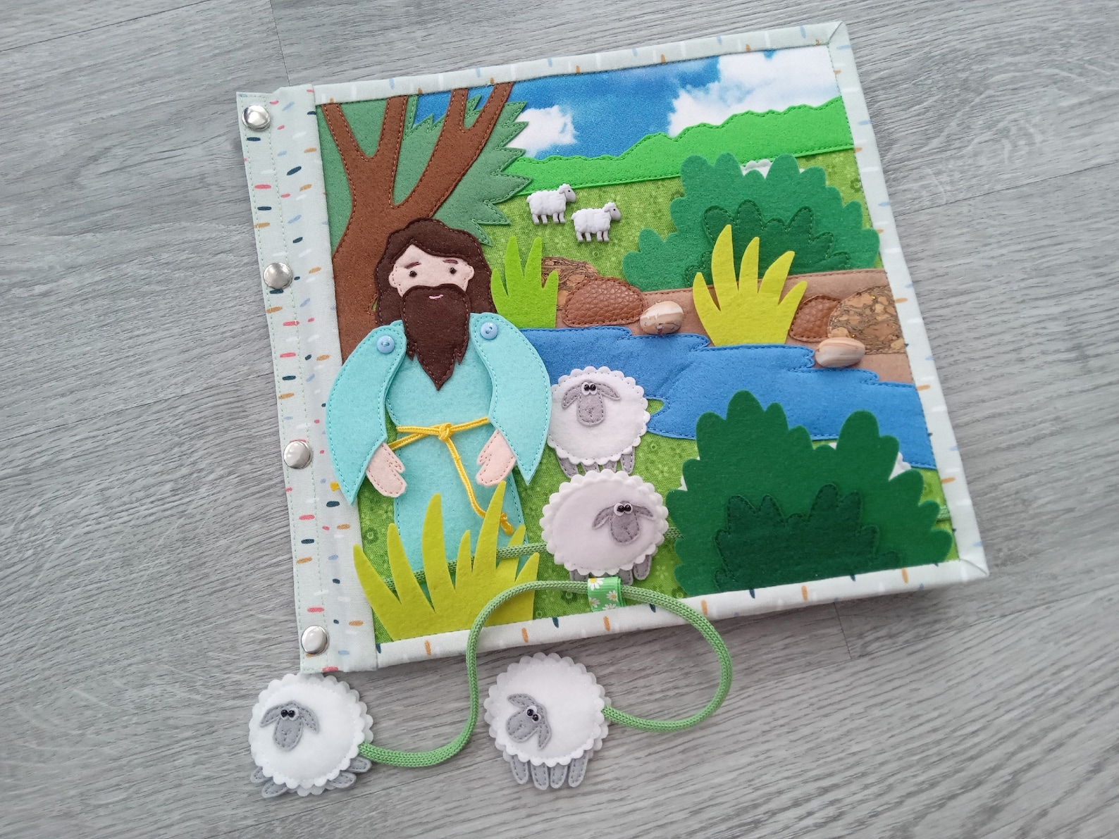 Jesus and the Lamb BIBLE STORIES Quiet Book Pattern, Parable of the ...
