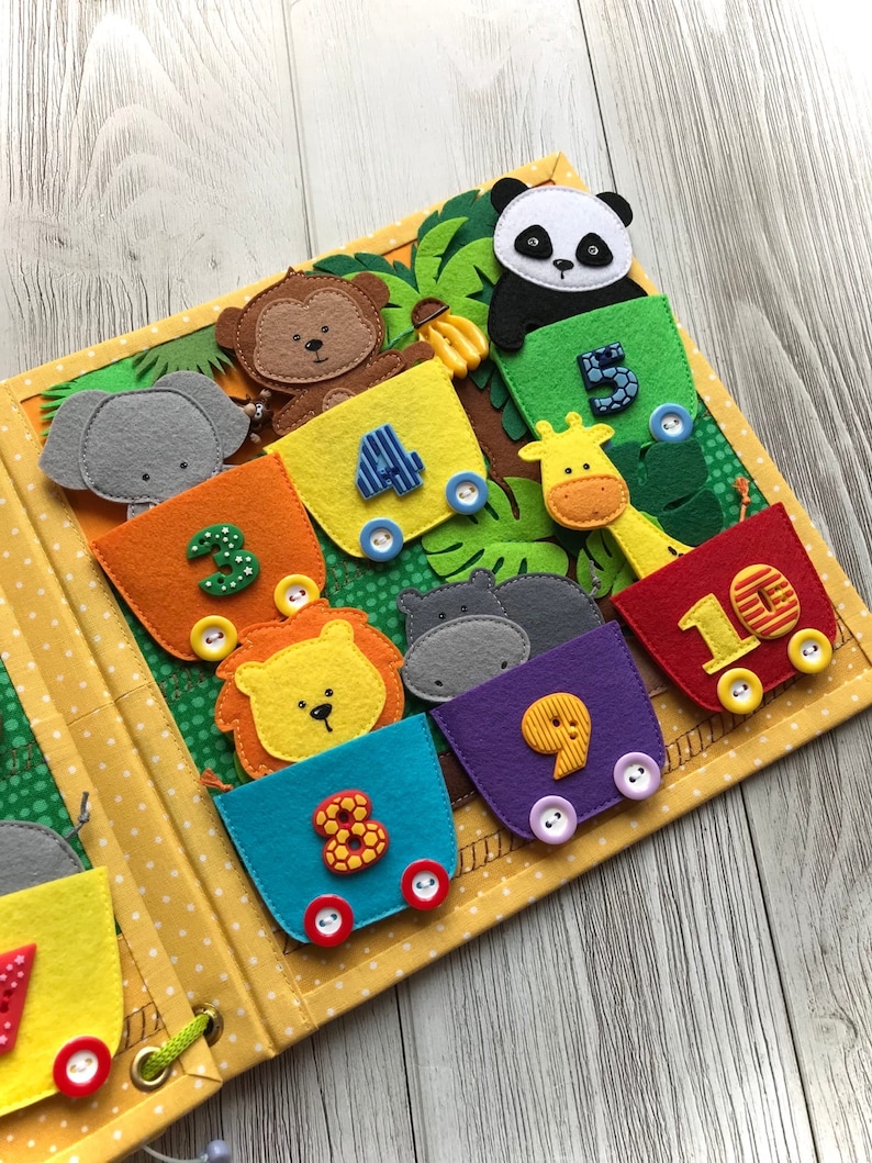 AFRICAN Quiet Book PDF Pattern Diy Quiet Book Pages Busy - Etsy