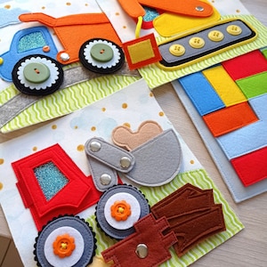 TRANSPORT Quiet Book PDF Pattern for Toddlers Activity, Busy Book ...