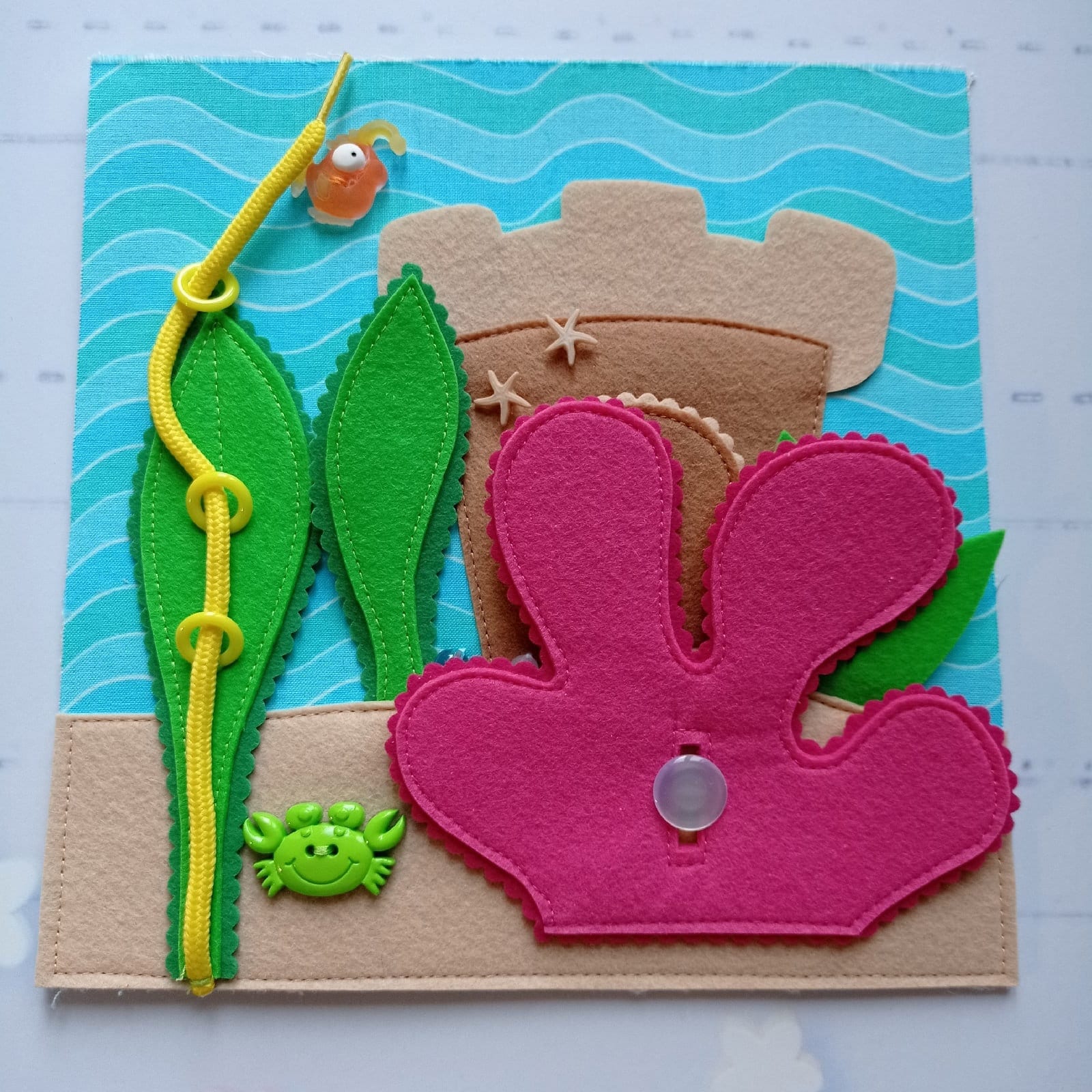 UNDER THE SEA Quiet Book Pdf Pattern, Baby Book Pattern, Diy Quiet Book ...