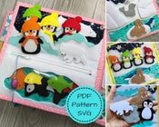 UNDER THE SEA Quiet Book Pdf Pattern, Diy Quiet Book Pages, Busy Book ...