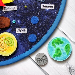 SPACE Board PDF Pattern & Tutorial, Quiet Book Pattern, DIY Busy Book ...