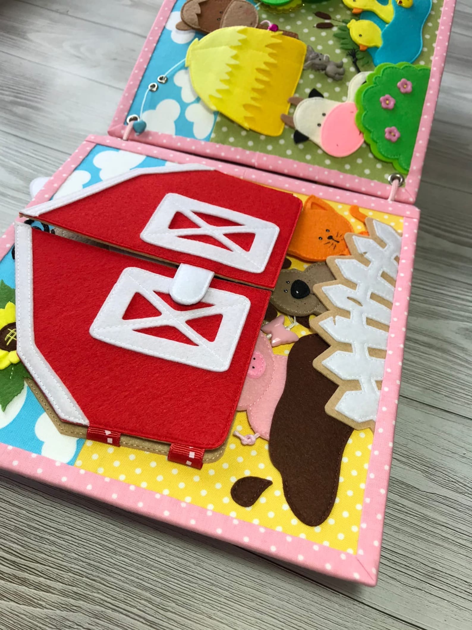 FARM Quiet Book PDF Pattern, Diy Quiet Book Pages, Busy Book Pattern ...