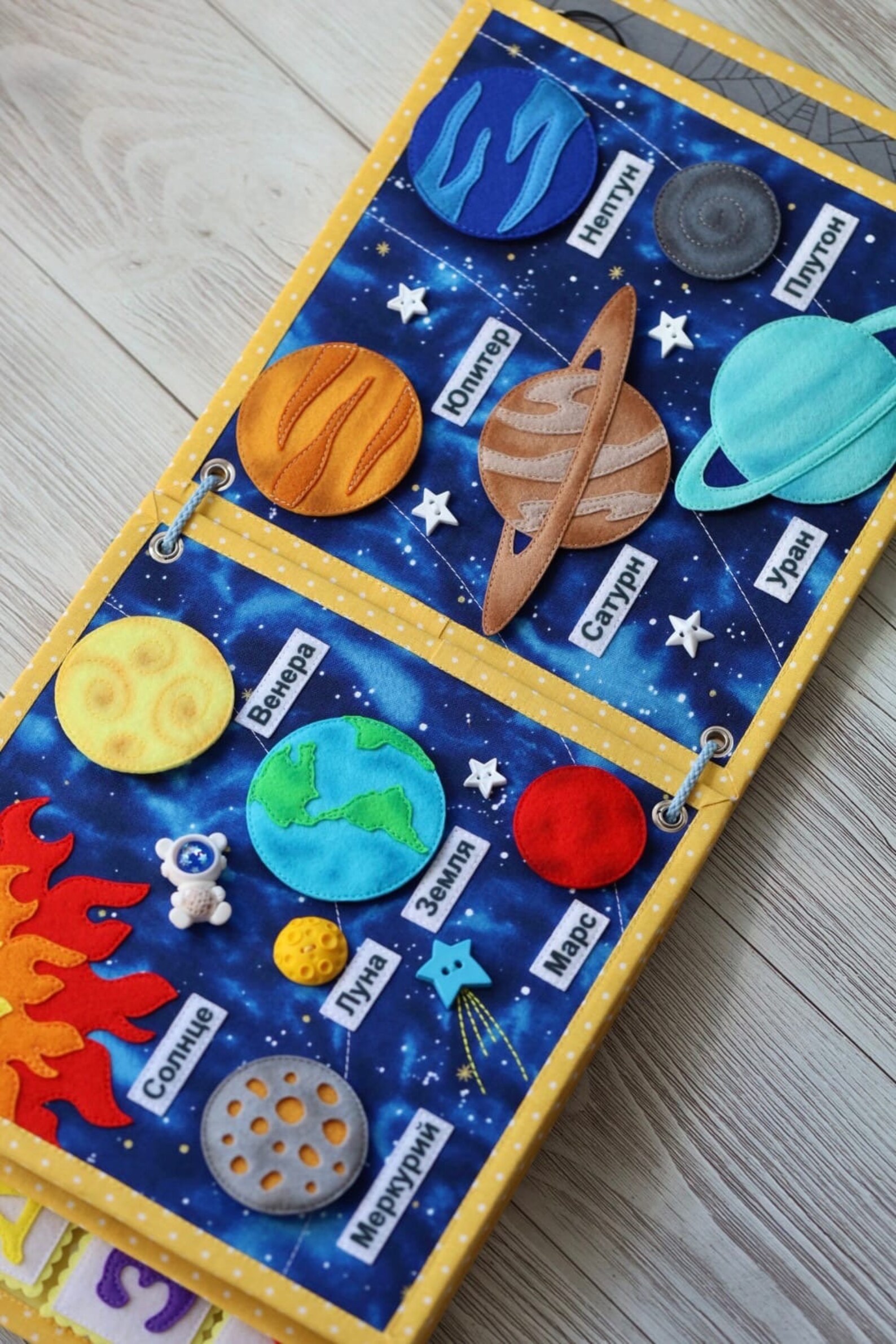 SOLAR SYSTEM Quiet Book Pattern, Diy SPACE Quiet Book Pages, Busy Book ...