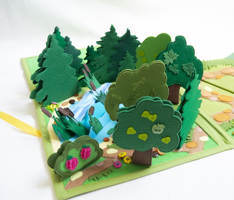 3D CAMPING Quiet Book PDF Pattern & Tutorial Camping Play - Etsy