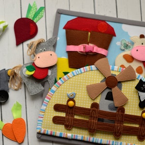 FARM Quiet Book PDF Pattern, Diy Quiet Book Pages, Busy Book Pattern ...