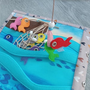 The Miraculous Catch of Fish, BIBLE STORIES Quiet Book Pattern, Toddler ...