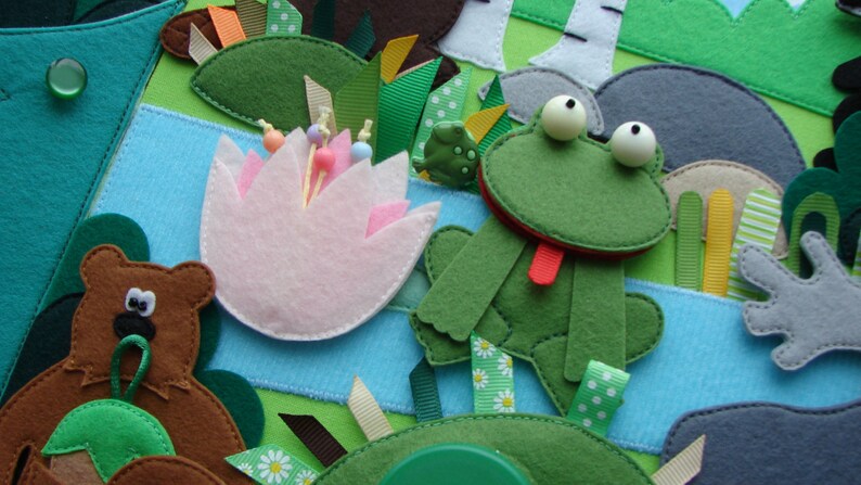 FOREST Quiet Book PDF Pattern & Tutorial, Diy Quiet Book Pages, Busy ...