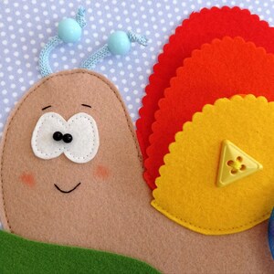 SNAIL Quiet Book PDF Pattern, Baby Book Pattern, DIY Quiet Book Pages ...