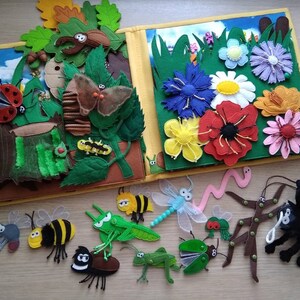 BUGS Quiet Book PDF Pattern & Tutorial, DIY Quiet Book Pages, Busy Book ...