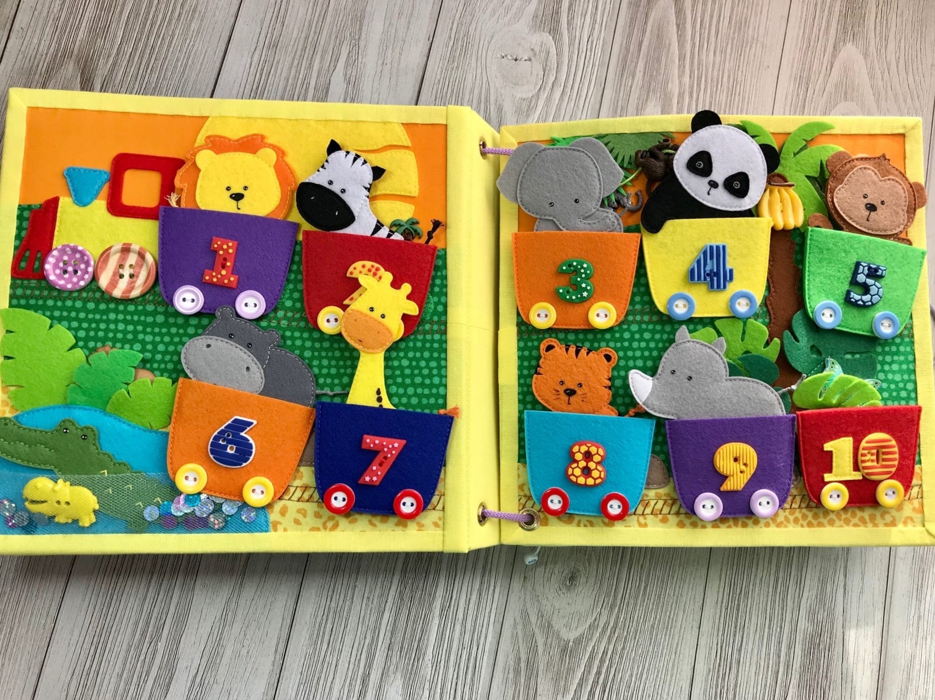 AFRICAN Quiet Book PDF Pattern Diy Quiet Book Pages Busy - Etsy