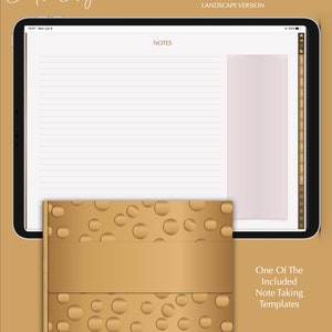 Undated Landscape Digital Planner for Goodnotes, Xodo, Notability, iPad ...