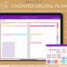 Onenote Dashboard Layout Digital Planner Hyperlinked Undated | Etsy