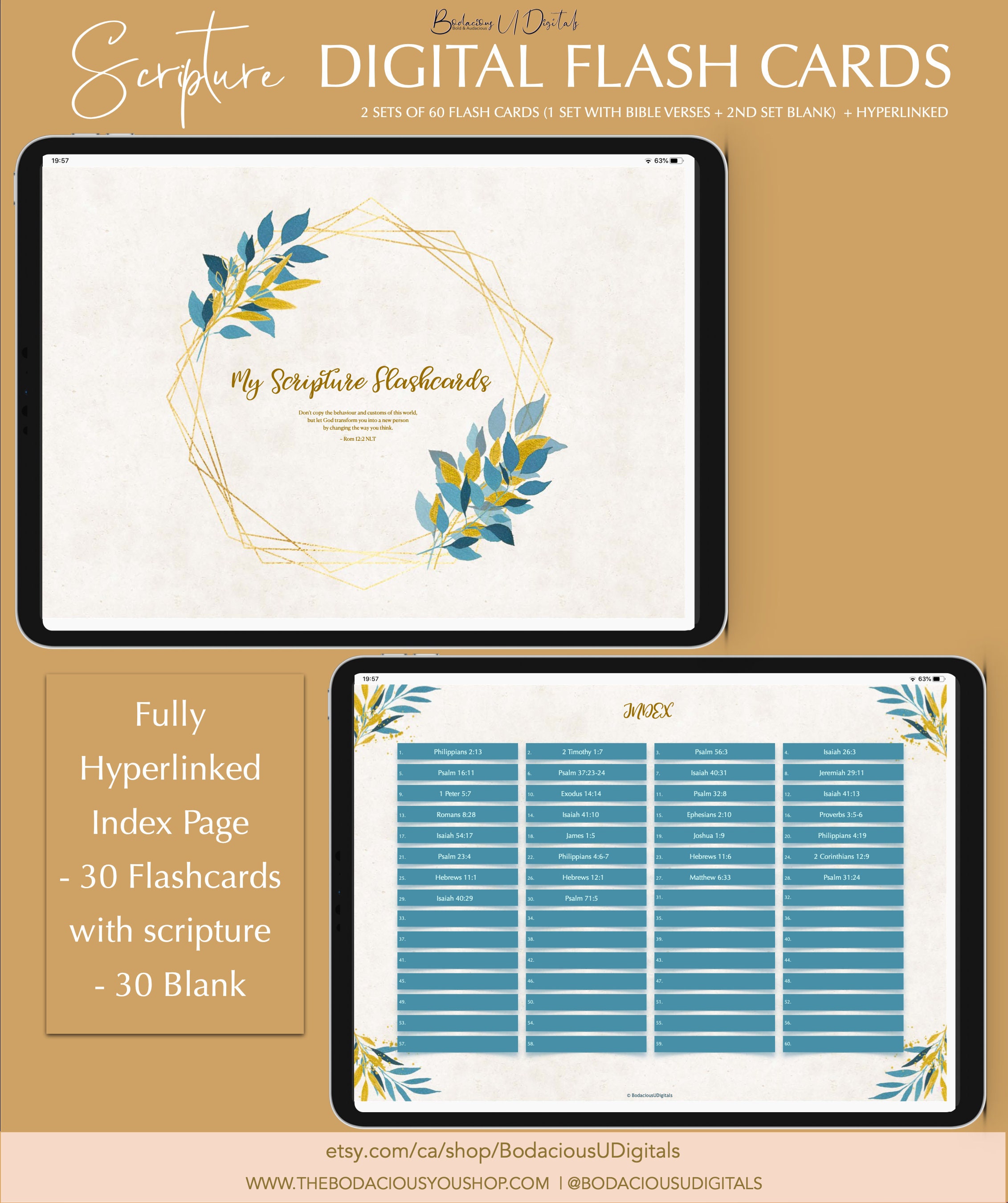 Digital Flash Cards, Memory Verse Cards, Scripture Cards, Bible Study ...