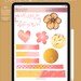 Colourful Digital Planner Stickers Pre Cropped for Goodnotes - Etsy Canada