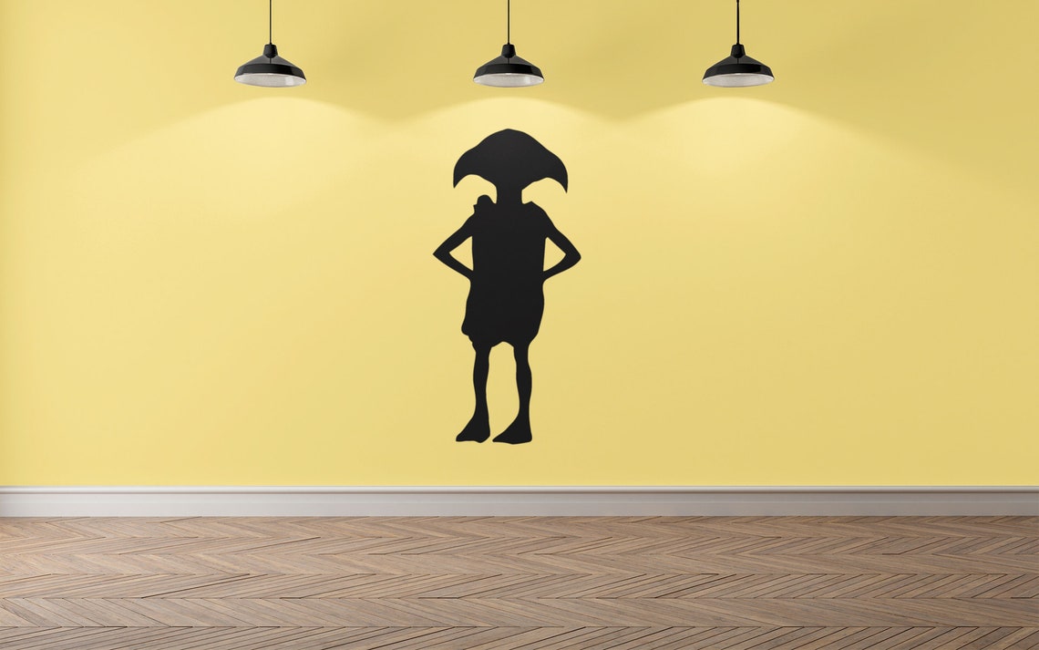 Harry Potter Dobby Silhouette Sticker Decal Wall Etsy