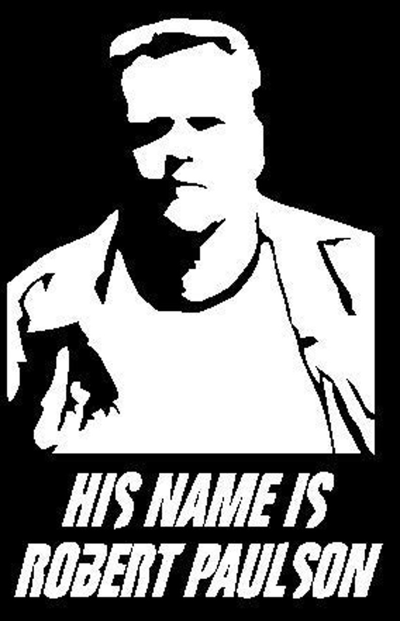 Vinyl Sticker 'His Name Is Robert Paulson' sticker / | Etsy