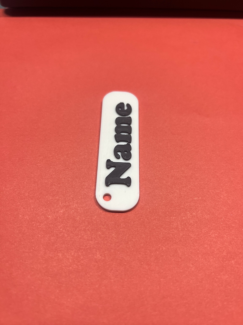 3D Printed Name Tag - Etsy
