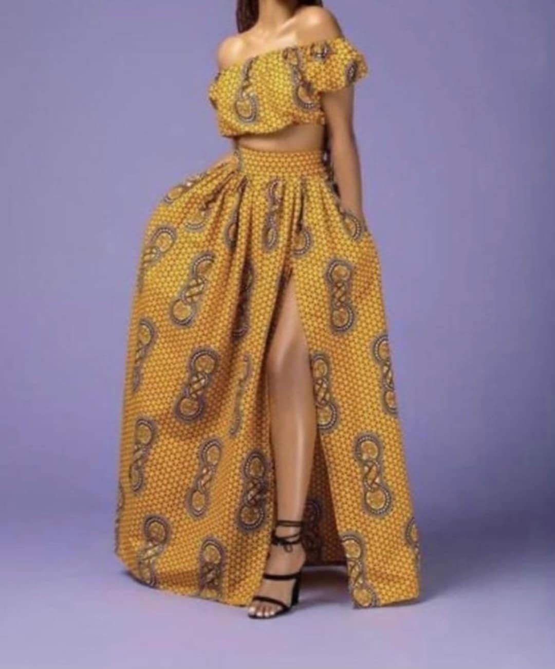 Two Piece African Dress for Women, African Women’s Clothing/african Two ...