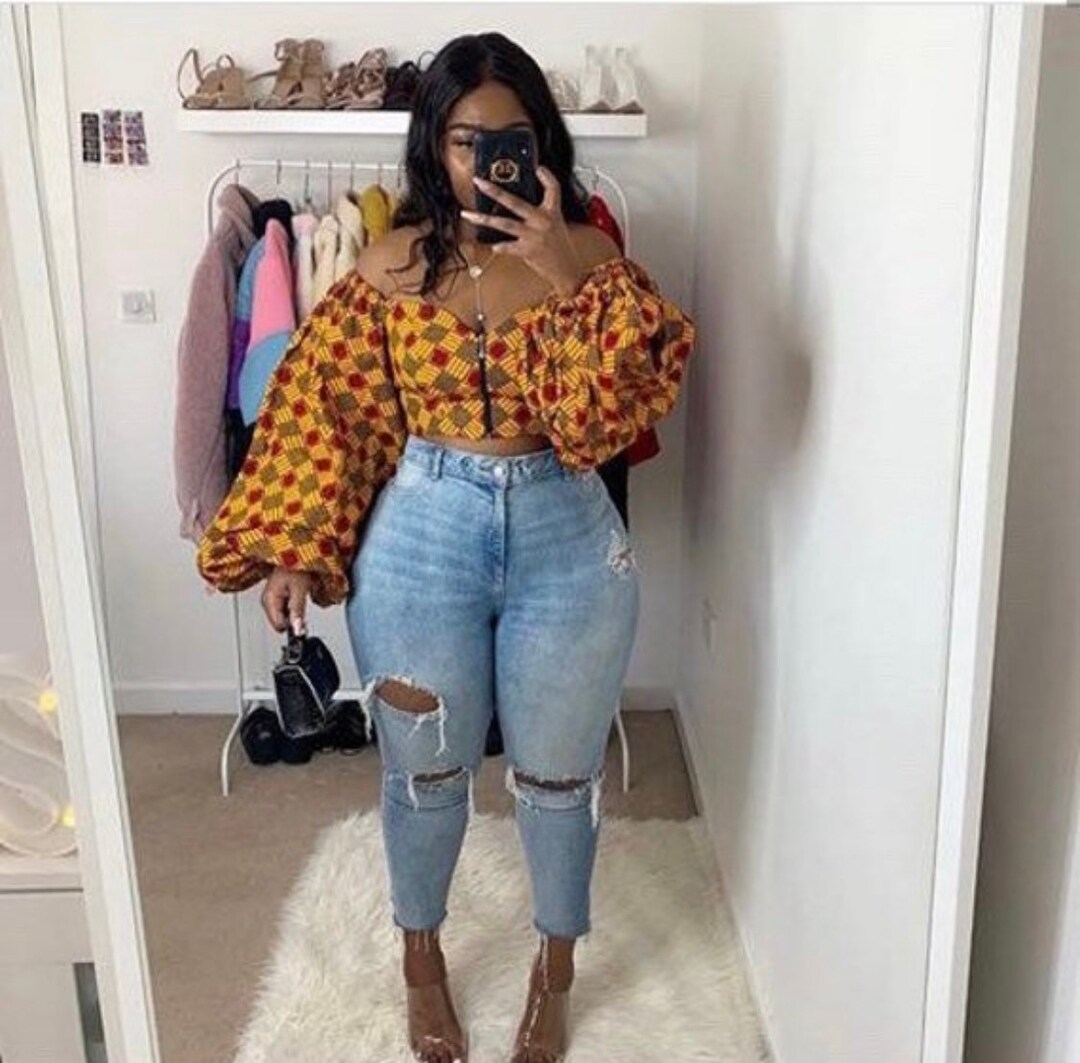 African Dresses African Crop Top Ankara Top Ankara Crop Top Hot