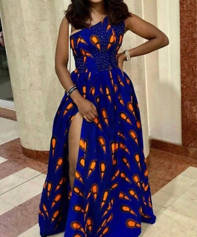 African Print Infinity Maxi Dress Infinity Dress African - Etsy