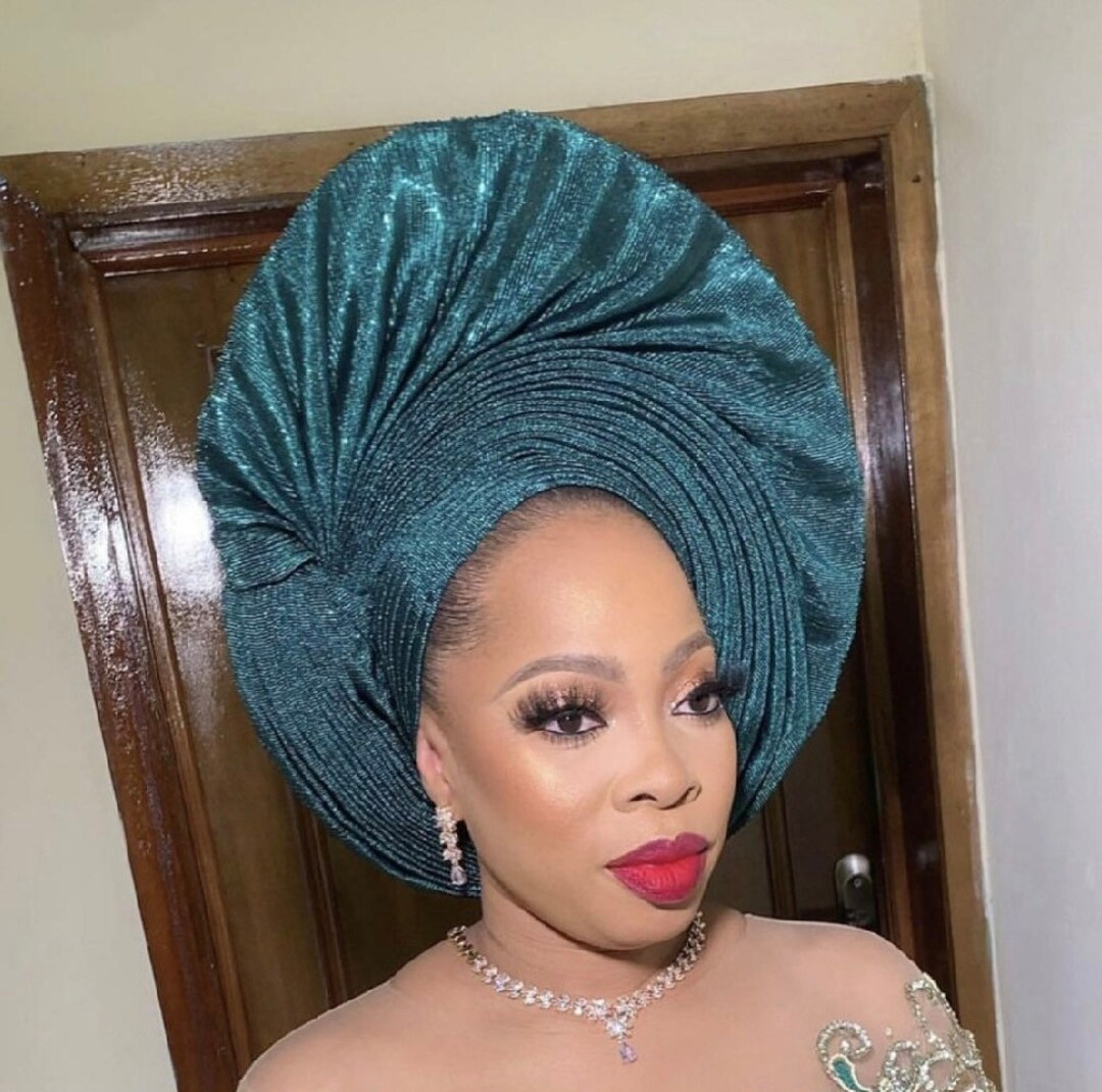 African Autogele, Ready to Wear Gele, African Hat, Traditional Wedding ...