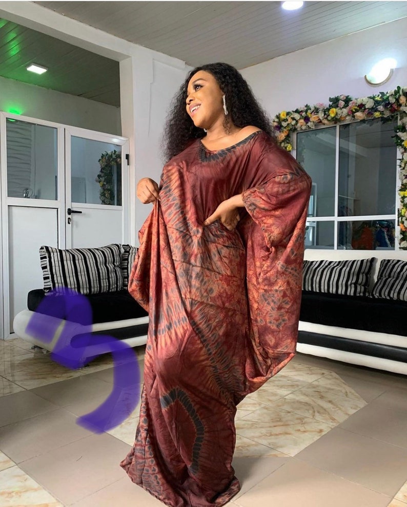 Adire Adire Dress Adire Bubu African Adire Wear African - Etsy