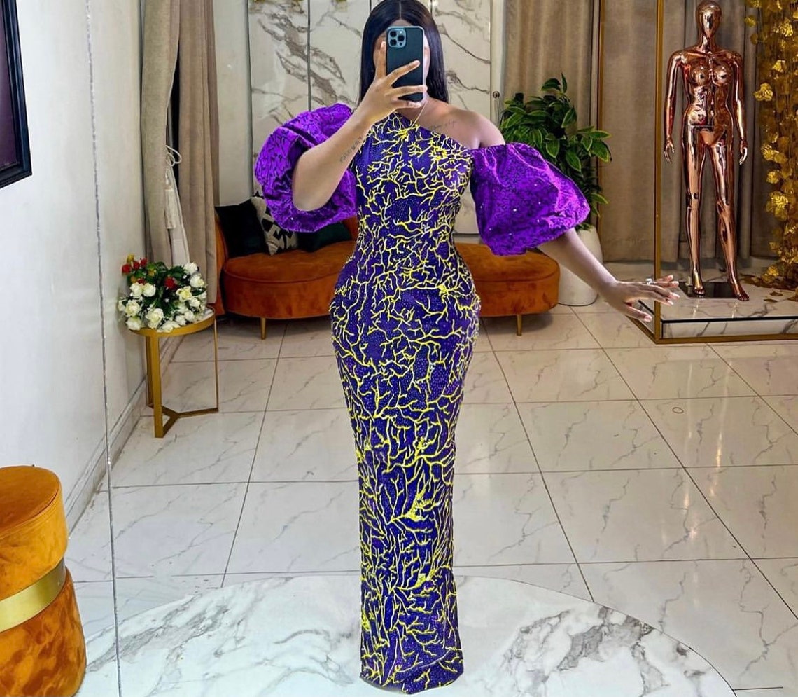 African Print Infinity Maxi Dress Infinity Dress African - Etsy