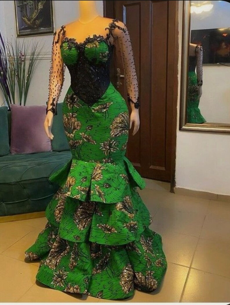 African Print Infinity Maxi Dress Infinity Dress African - Etsy