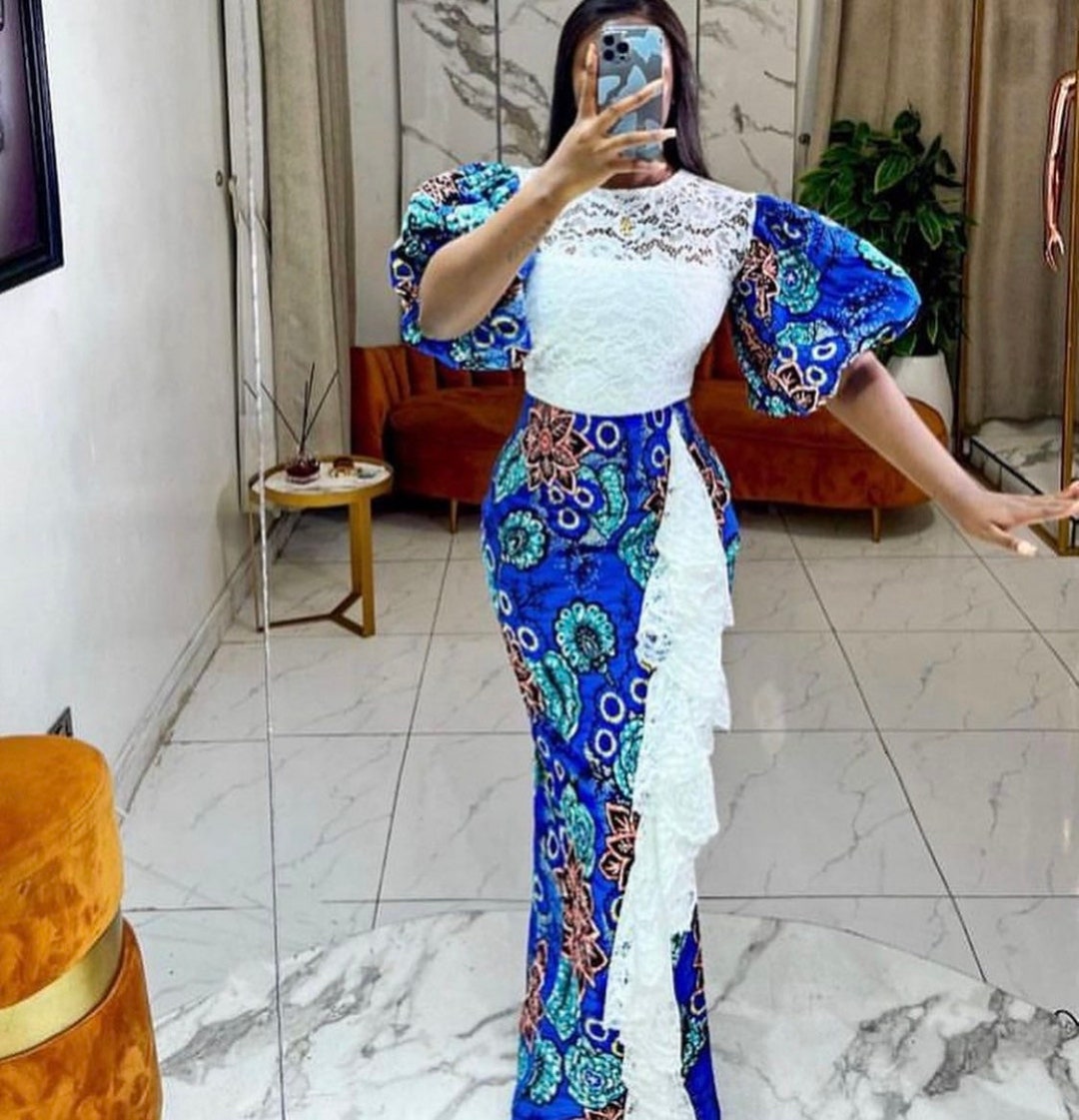 African Print Infinity Maxi Dress, Infinity Dress, African Dresses ...