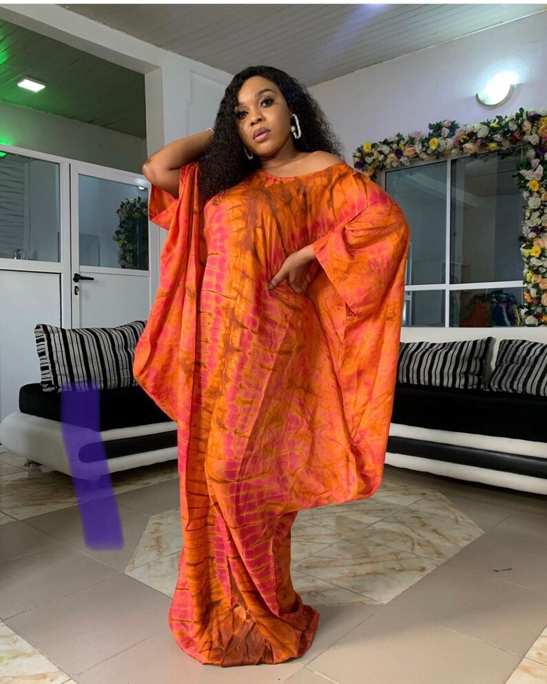 Adire Adire Dress Adire Bubu African Adire Wear African - Etsy