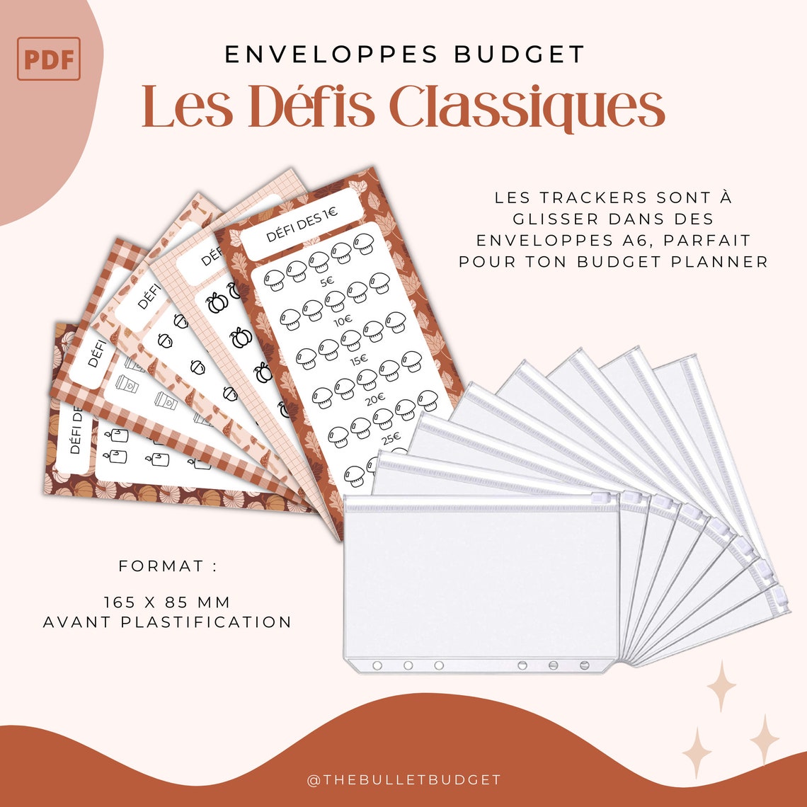 PDF 5 Défis Enveloppes Budget A6 l à IMPRIMER et/ou PLASTIFIER - Etsy France