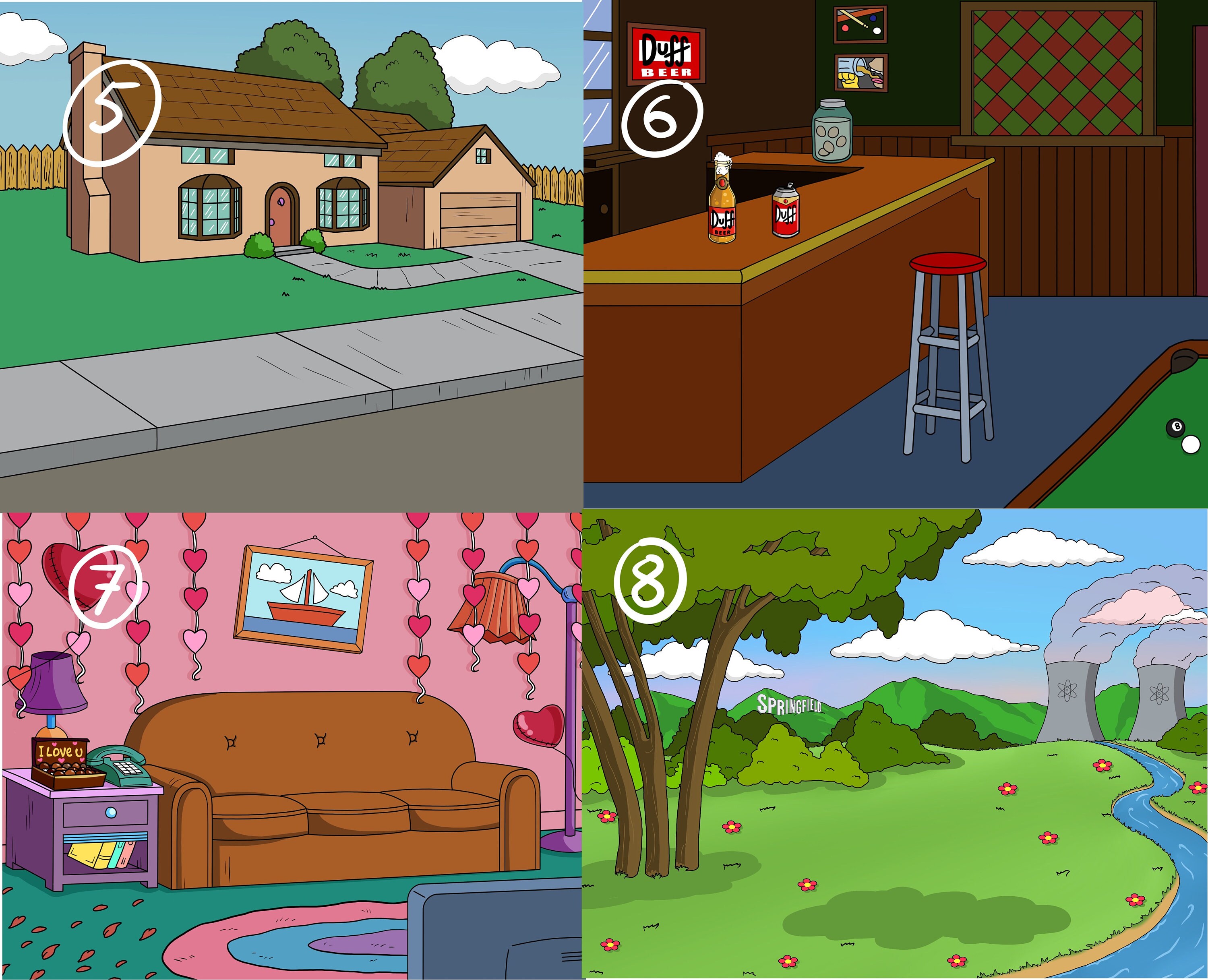 Custom Simpsons Pet Portrait Custom edits Add a Cartoonized | Etsy