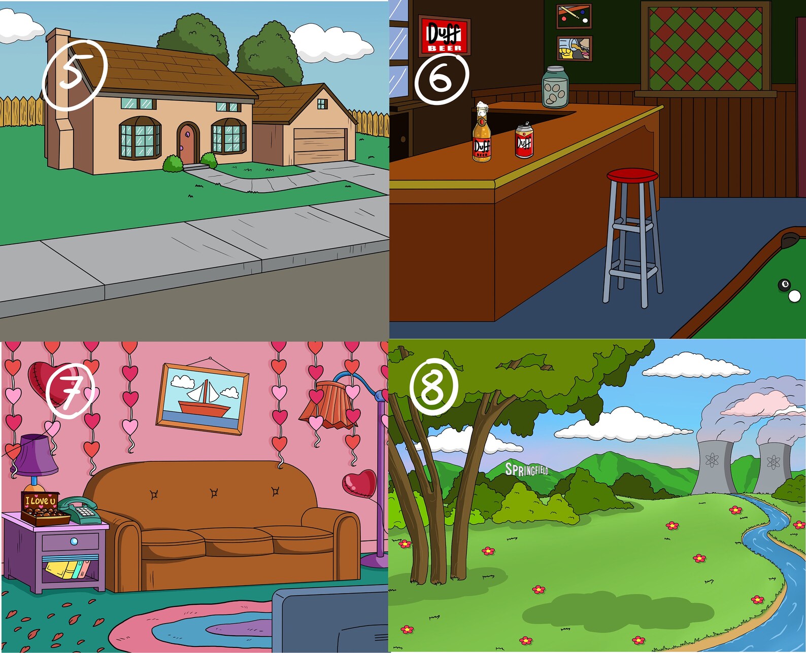 Simpsons Portrait Simpsons Family Portrait Custom Cartoon - Etsy