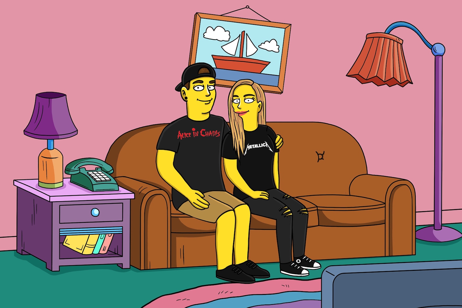 Simpsons Portrait Simpsonized Simpsonize Me Christmas Gift - Etsy Canada