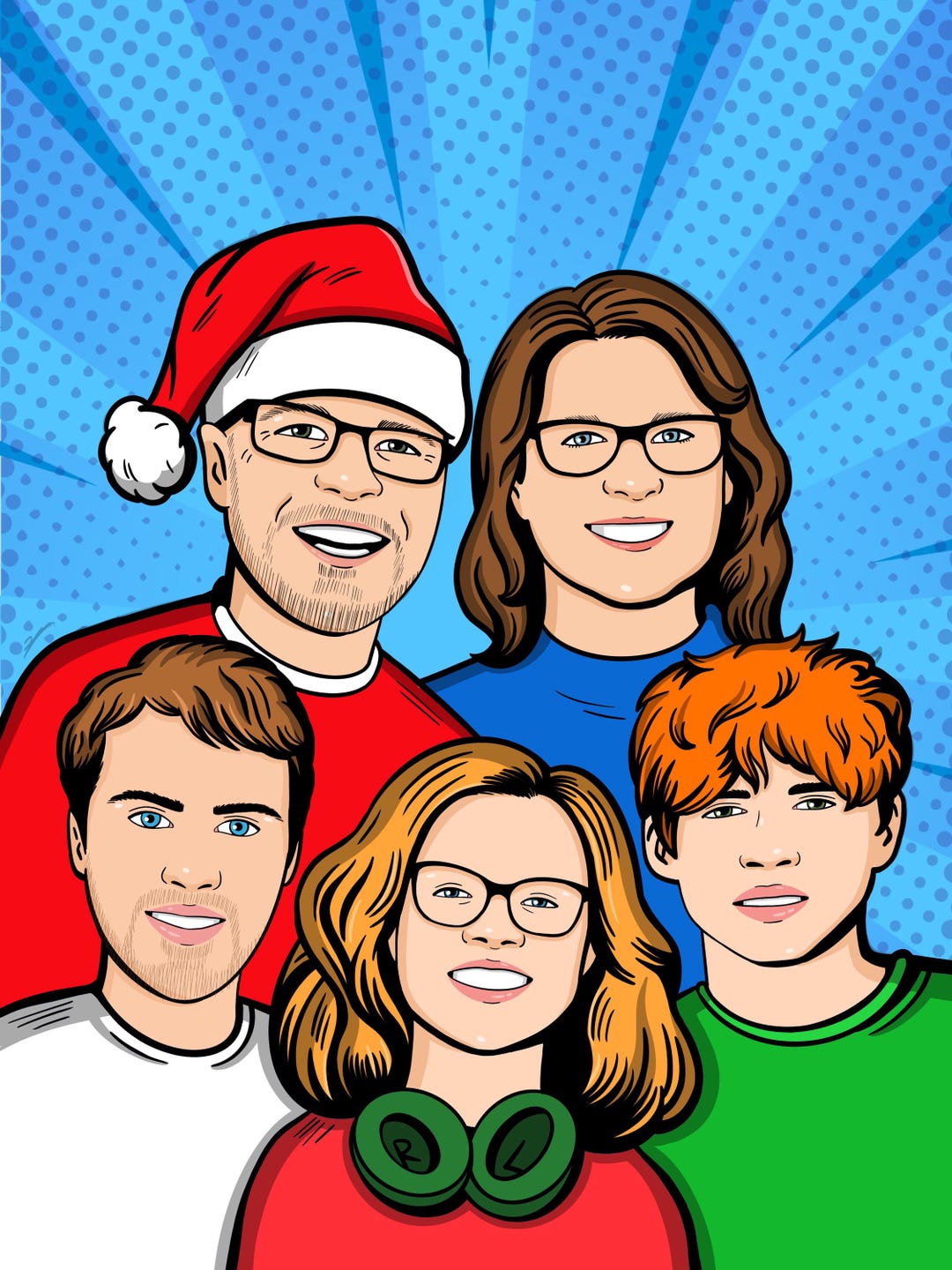 Personalized Comics Portrait | Custom Comic Style Portrait | Custom ...