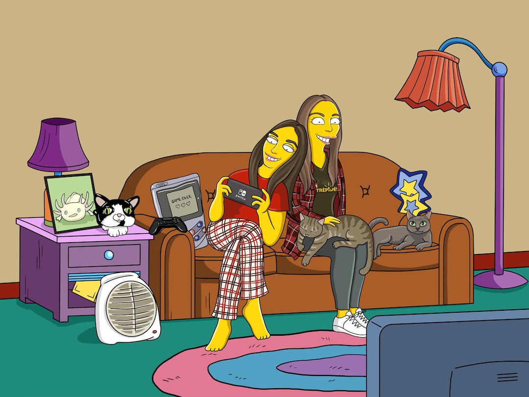 Simpsons Portrait, Simpsons Family Portrait, Simpsonize Yourself ...