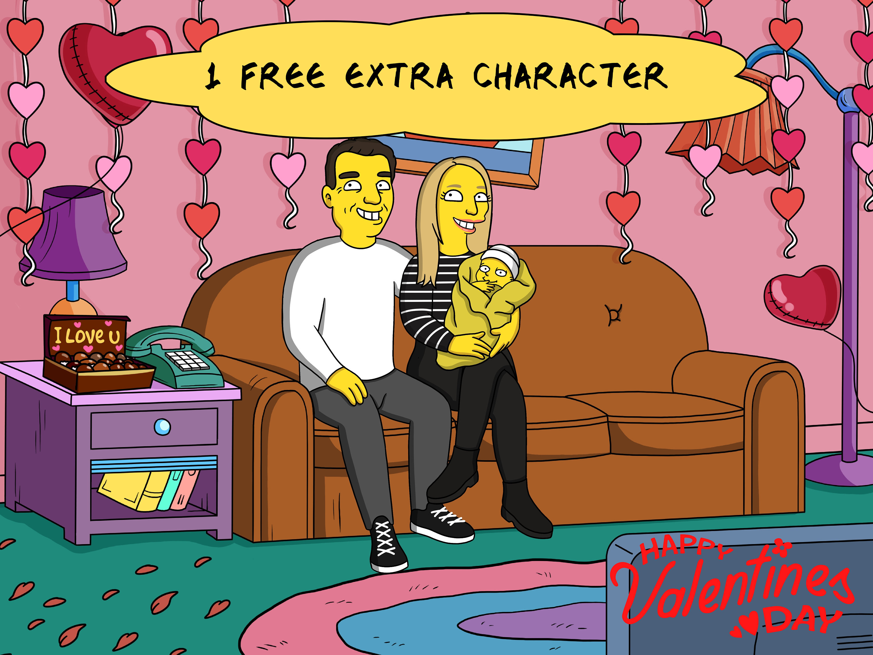 Simpsons Portrait Simpsonized Simpsonize Me Christmas Gift - Etsy Canada