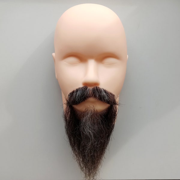 Fake Gray Realistic Beard - Etsy