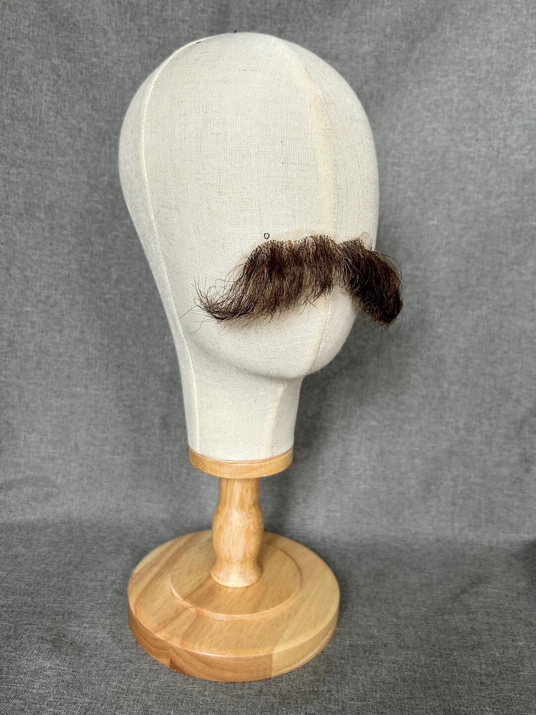 Fake Realistic Brown Mustache for Cosplay From Natural Hair - Etsy