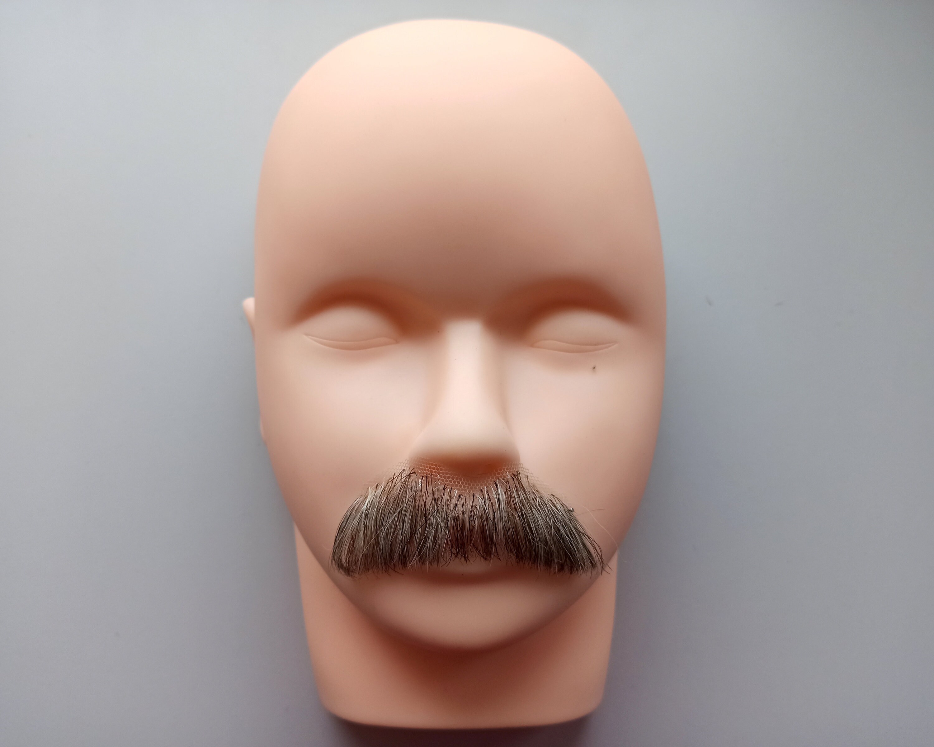 Fake Gray Realistic Mustache, Facial Hair, Natural Hair Einstein ...